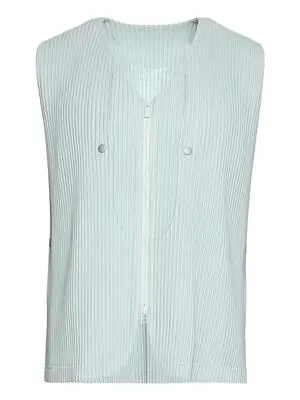 HOMME PLISSÃ ISSEY MIYAKE Pleated Vest - Blue