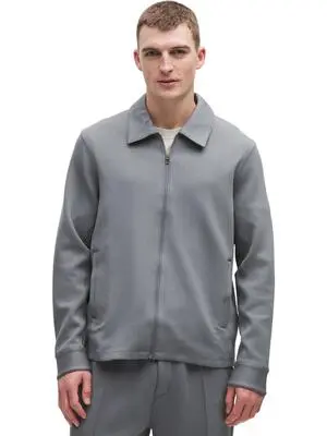 Lululemon Smooth Spacer Collared Full Zip Solar Grey