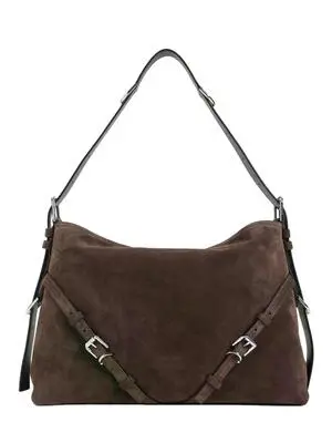 Givenchy Voyou Buckle-detail Shoulder Bag - Brown