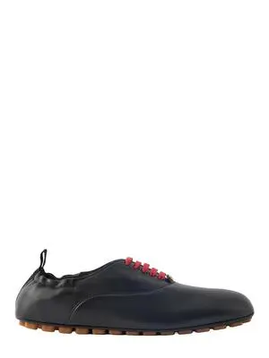 Valentino Garavani Rythmika Derby Leather Sneakers - Black