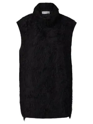 THE FRANKIE SHOP Lancy Fringed Mini Dress - Black