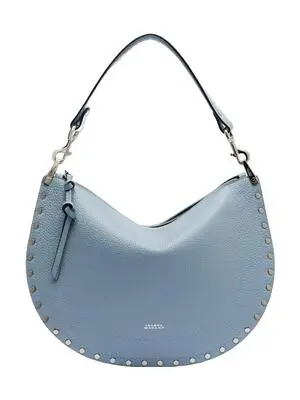 Isabel Marant Étoile Oskan Small Leather Shoulder Bag - Blue
