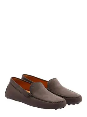TOD'S Gommino Suede Loafers - Brown
