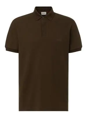 TOD'S Cotton Polo Shirt - Brown
