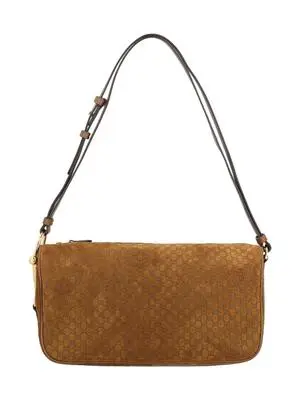 Gucci Half Horsebit Medium Shoulder Bag - Brown