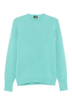 DRUMOHR Cashmere Crew Neck Sweater - Green