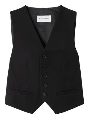 THE FRANKIE SHOP Gelso Tencel™ Lyocell-blend Vest - Black