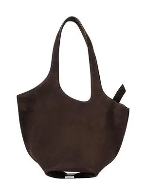 Attico Suede Tote Bag - Brown