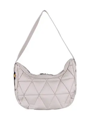 K-WAY Quilted Shoulder Bag Beige