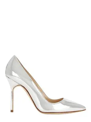 Manolo Blahnik Bb 105 Metallic Pump - Silver
