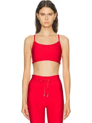 The Upside Oxford Hutton Scoop Bra - Cherry
