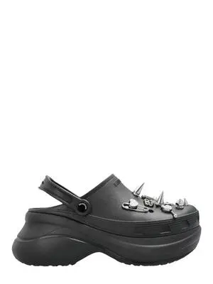 CROCS Balenciaga X Jibbitz Punk Mule - Black