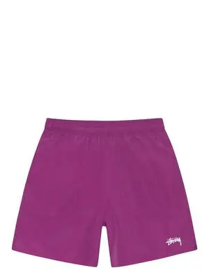 StÜssy Stock Elastic Waistband Water Short - Purple
