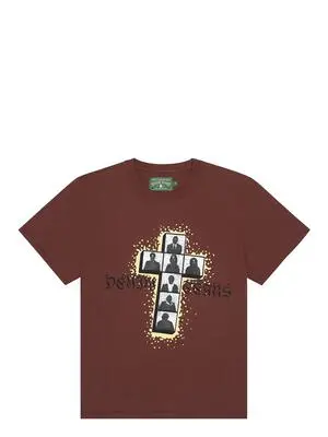 DENIM TEARS Cross Tee - Brown