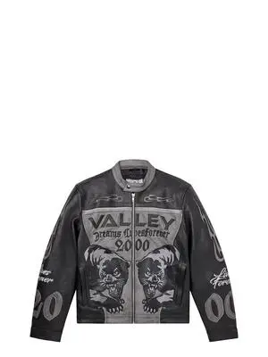 VALE FOREVER Inferno Motocroxxx Mono Jacket - Black