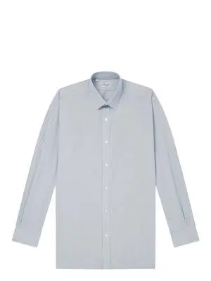 Charvet Striped Cotton-poplin Shirt - Blue
