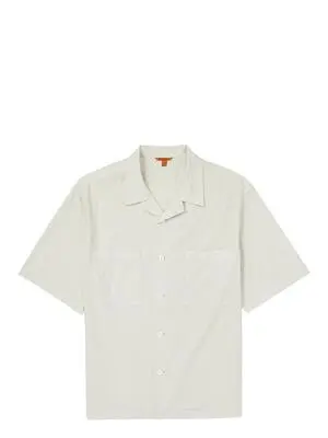 Barena Venezia Solana Camp-collar Cotton-poplin Shirt - Neutrals