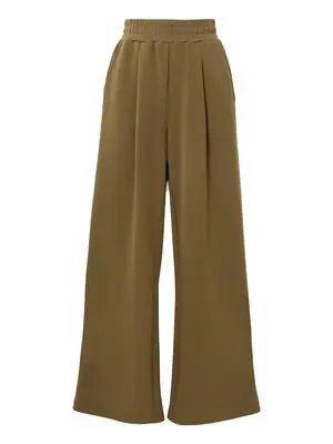 Varley The Extra Wide Leg Doublesoft Wide-leg Pants - Army Green