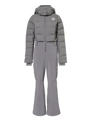 The North Face X Skims Down-padded Ski Jumpsuit - Gunmetal