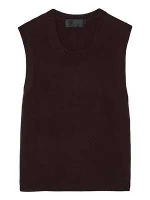NILI LOTAN May Cashmere Tank - Burgundy
