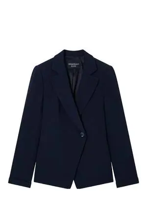 Emporio Armani Icon Single-breasted Jacket - Blue