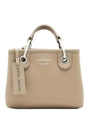 Emporio Armani Deer-print Mini Bag - Beige
