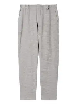 Emporio Armani 3d Waffle-effect Trousers - Natural