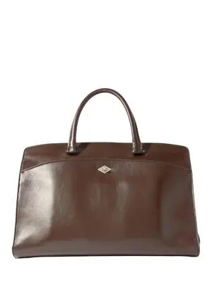 METIER Private Eye Large Leather Tote - Brown