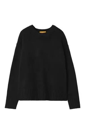 Guest In Residence Cashmere Relaxed Fit Sweater - Black