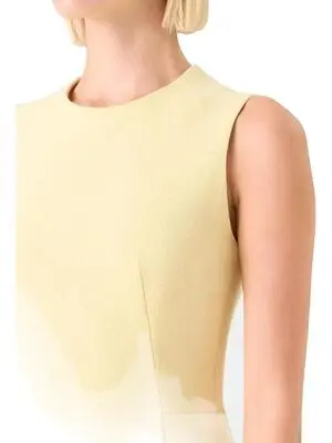 Akris Sleeveless Fit-and-flare Midi Dress - Sun