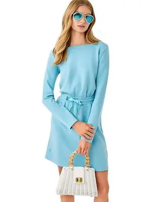 Lilly Pulitzer® Upf 50+ Carrick Long Sleeve Dress - Bellevue Blue