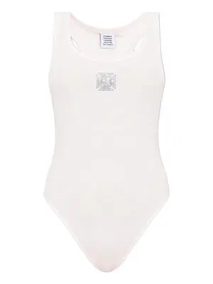 Vetements Logo Bodysuit - Pink