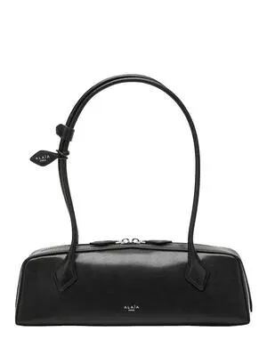 Alaïa Teckel Leather Bag Black