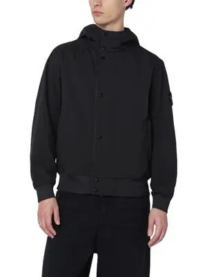 Stone Island Light Soft Shell-r Jacket - Black
