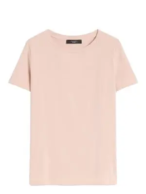 Max Mara Basic Cotton Jersey T-shirt - Pink