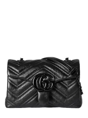 Gucci Gg Marmont Mini Shoulder Bag - Black