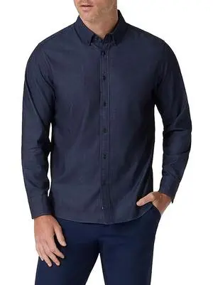 Mizzen+main Nash Chambray Shirt - Navy