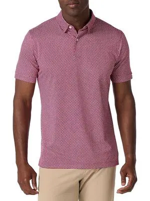 Mizzen+main Halyard Short Sleeve Polo - Dark Pink