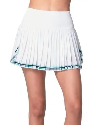 LUCKY IN LOVE Win It Pleated Skirt
