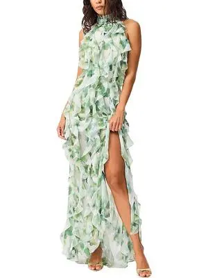 ELLIATT Solene Gown - Green Multi