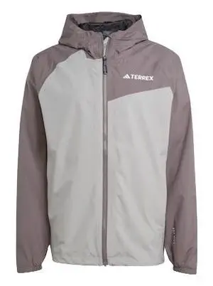 Adidas Terrex 2l Rain.rdy Jacket - Charcoal Solid Grey Charcoal Black