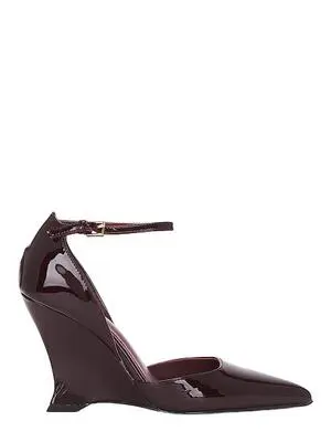 Raye Rivington Wedge - Oxblood
