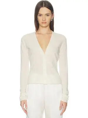 SKIMS Sheer Cashmere Cardigan - Egret