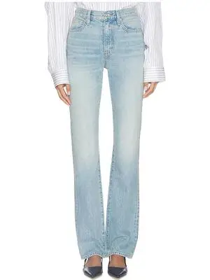 SLVRLAKE Jade High Rise Slim Boot Jeans - East Meets West Blue