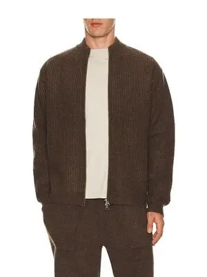KROST Liv Wool Zip Cardigan - Espresso