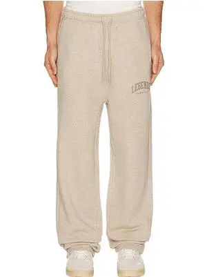 LEGENDS Fairfax Varsity Sweatpant In Brown - Taupe Heather