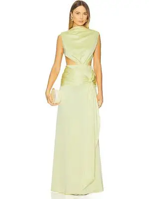 CASONA La Sabia Dress - Lime