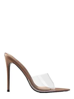 Femme La Gianni Satin Mule - Mocha