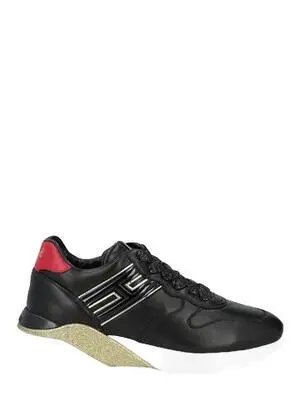 Hogan Leather Low-top Sneakers - Black