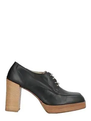NOA A. Lace-up Leather Shoes - Black